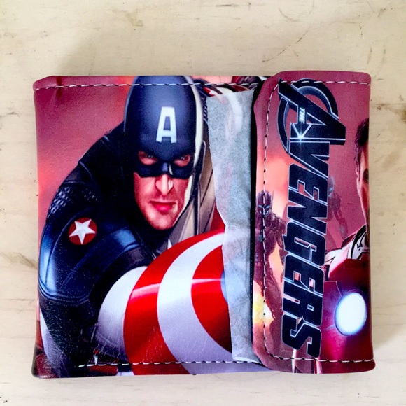 Accessories | Marvel Comics Avengers Bifold Wallet | Poshmark